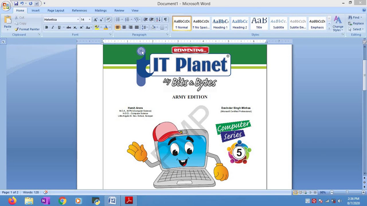 Class V lesson 5 MS Word Part- II - YouTube