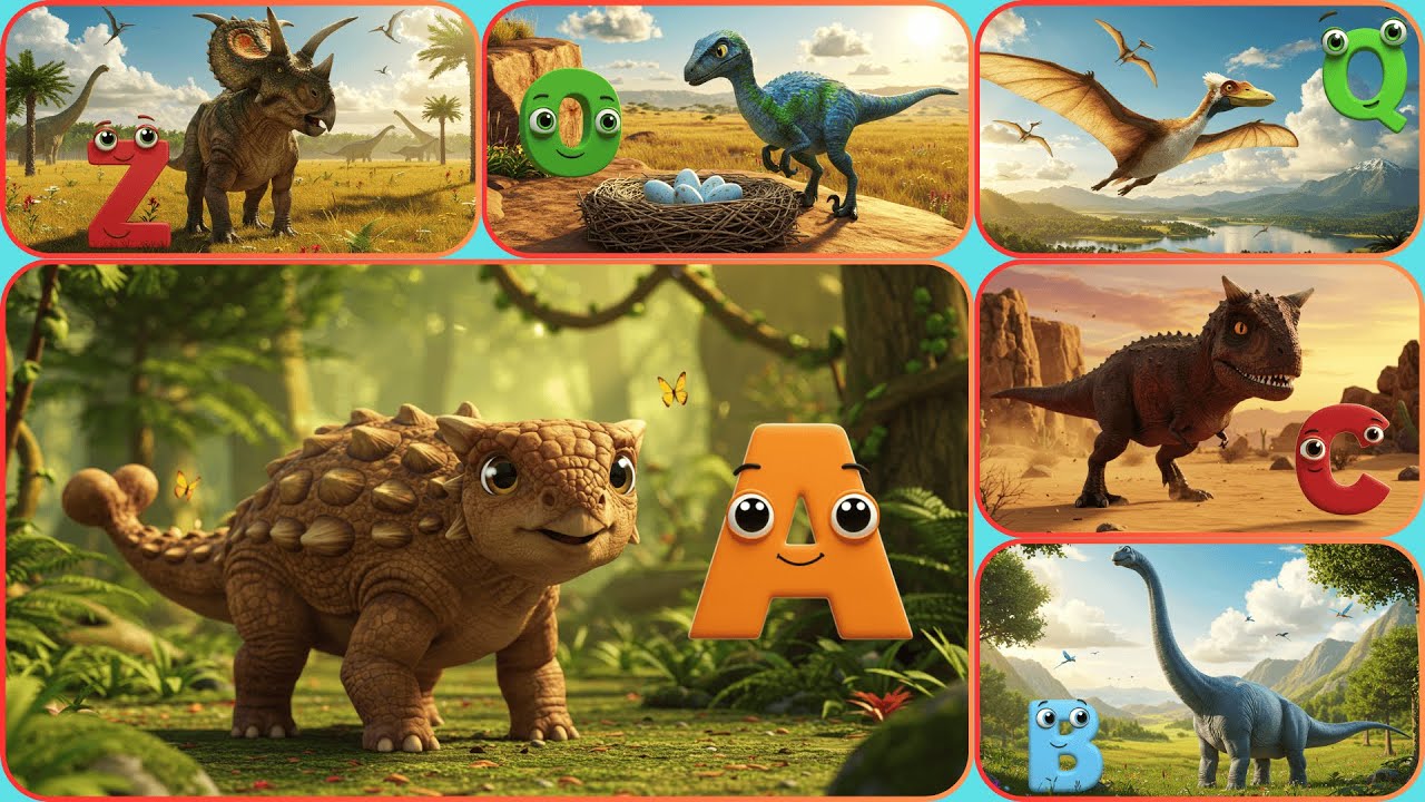 Phonics Fun with Dinosaurs – Learn the Alphabet with Dino Friends! 🦕🦖 ...