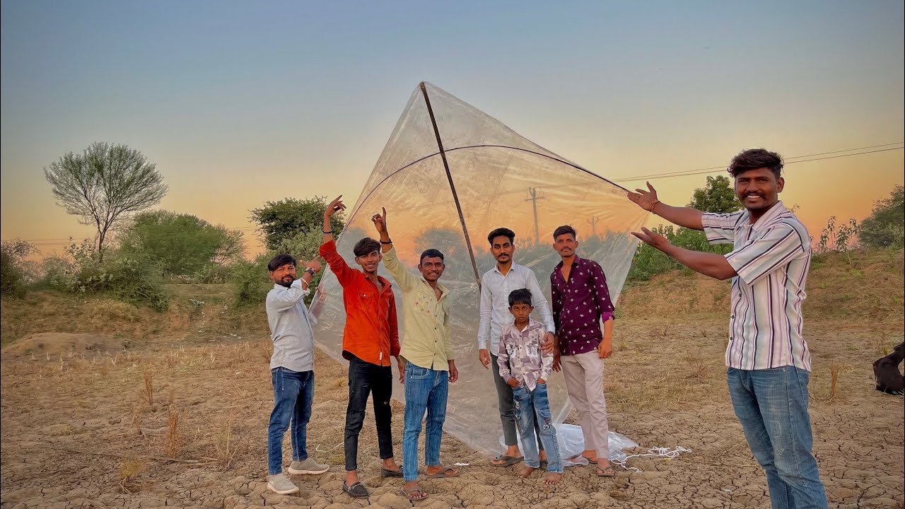We Make World's Biggest Kite - 100% Flying | सबसे बड़ी पतंग 🪁 🪁🪁🪁 - YouTube