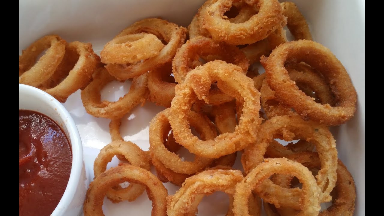 Crispy Homemade Onion Rings - YouTube