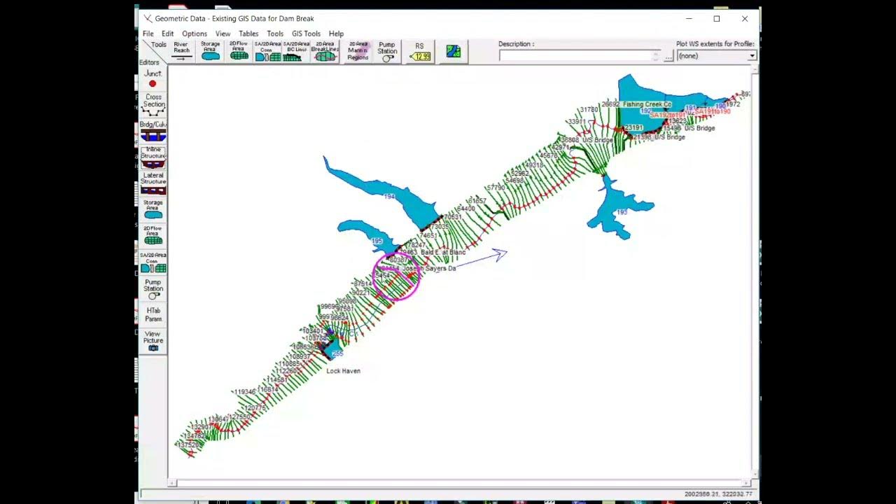 HEC-RAS tutorial: how to add a weir with gates~ Basics~ 2D Hydraulic ...