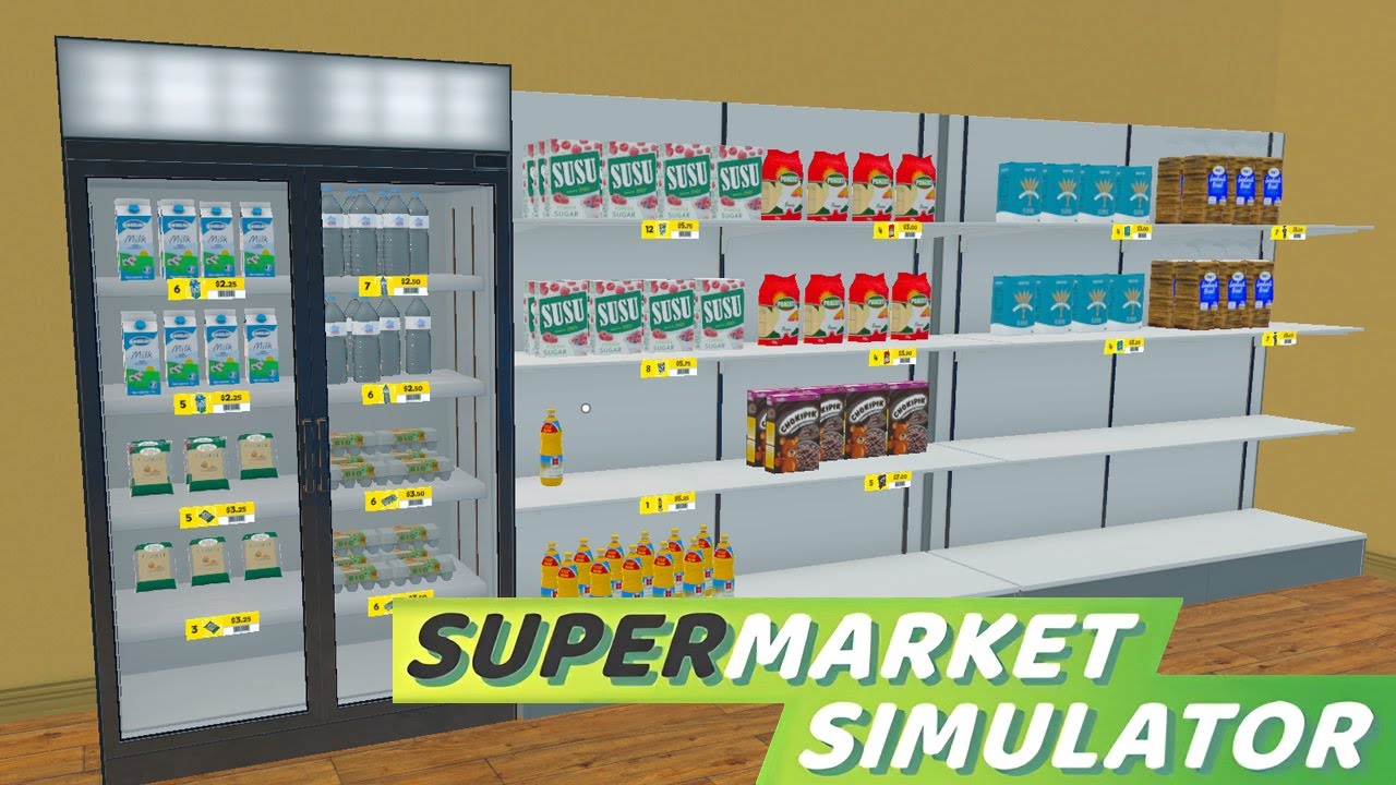 Supermarket Simulator | Part 2 | First Shop Upgrade & Fridge - YouTube