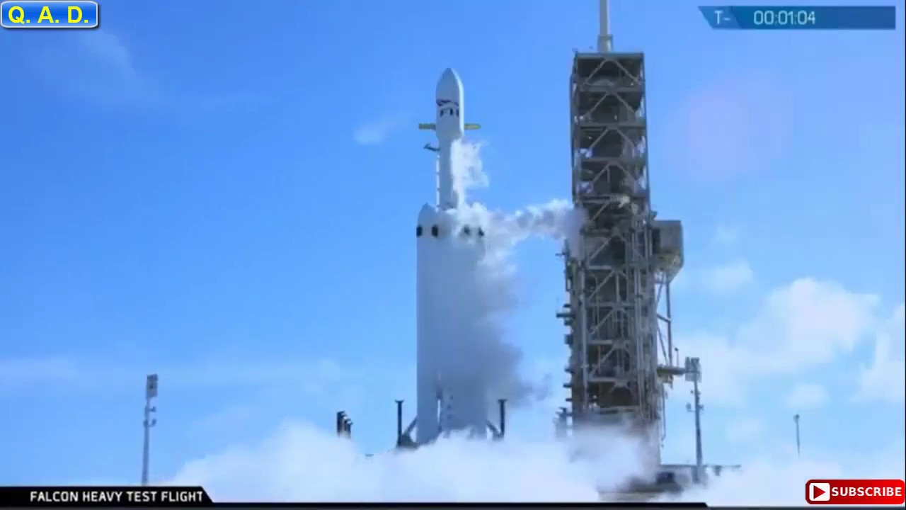 Falcon Heavy Test Flight SpaceX Falcon Heavy Launch Test Flight, World ...