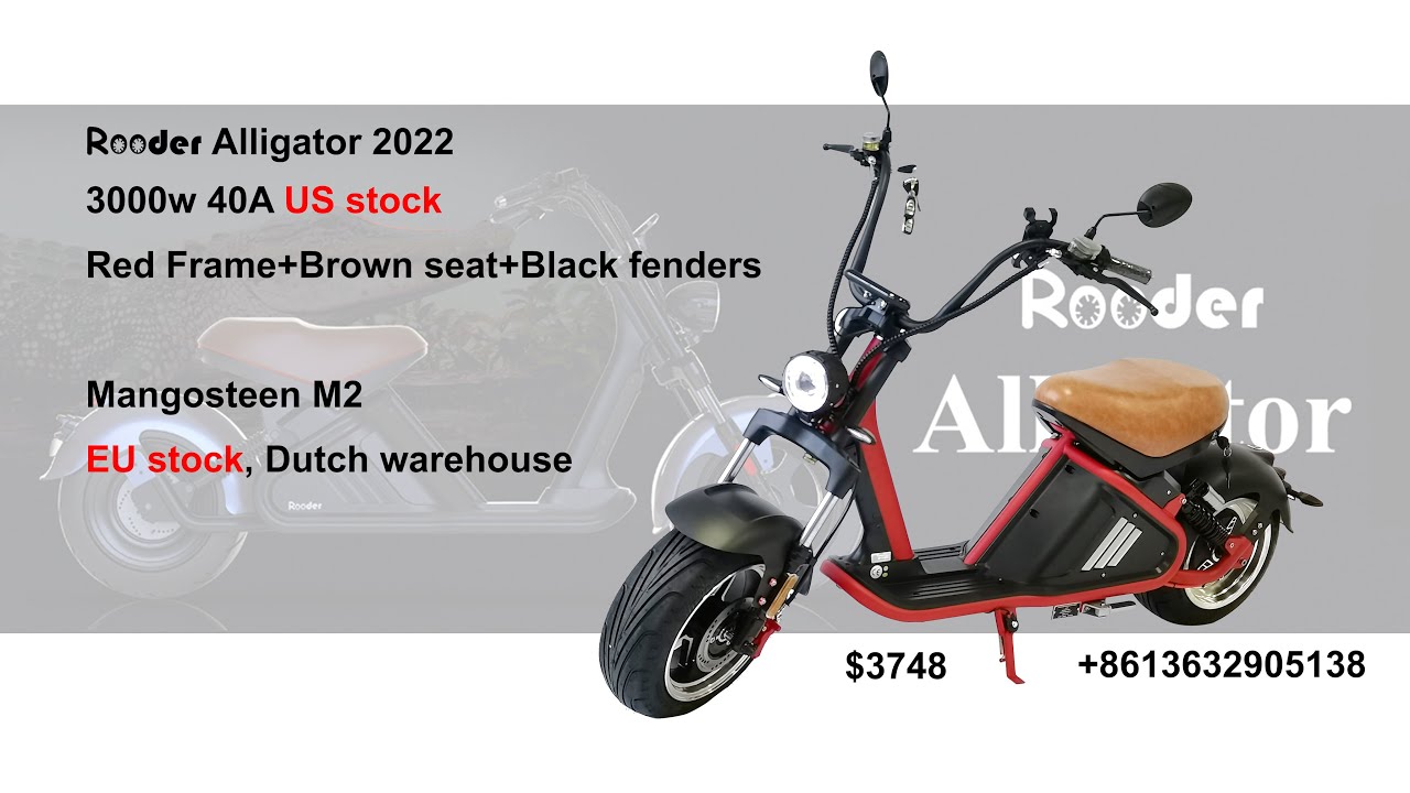 Harley electric scooter unboxing Rooder Group Mangosteen technology ...