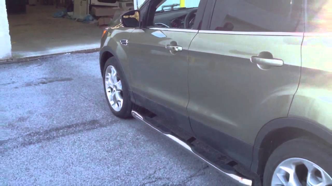 2013 ford escape tube step running boards - YouTube