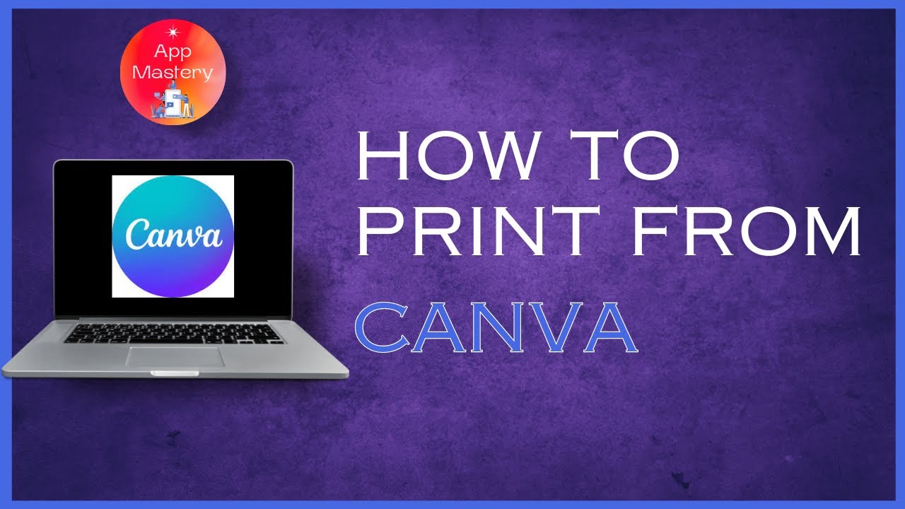 How To Print From Canva | Canva Printing Guide - YouTube