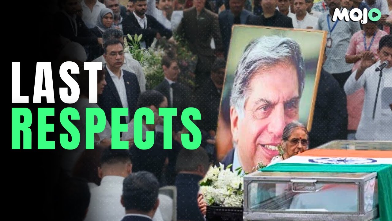 Ratan Tata Funeral | Watch Massive Crowd Pay Their Last Respects To ...