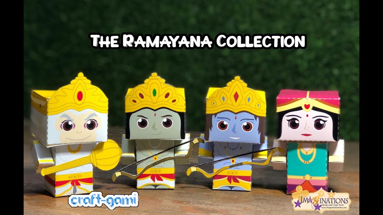 Craftgami Gods Paper Toys DIY Sheets Instructions - YouTube