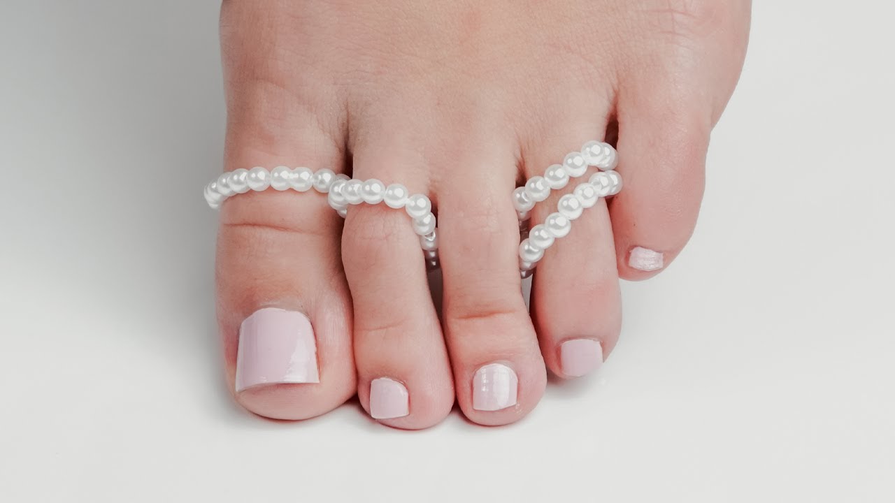 Pearl Toe Rings Try-On Haul | Chic Jewelry & Stretchy Design! - YouTube