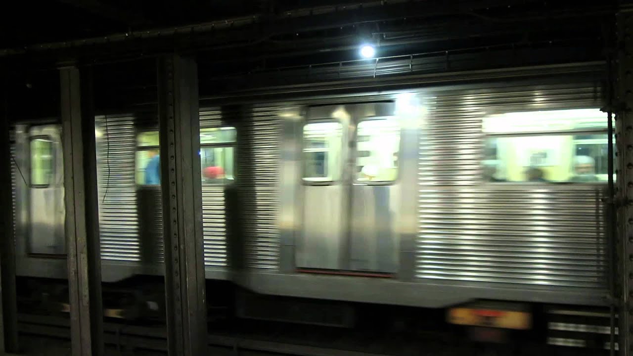 NYC Subway: Brooklyn Bound R32 C Train leaving Canal St - YouTube