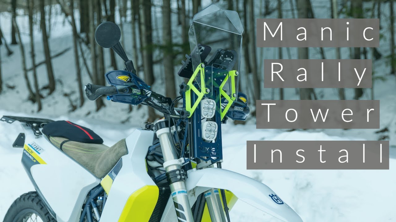 Install: Manic Rally Tower for Husqvarna 701 Enduro Long Range / KTM ...