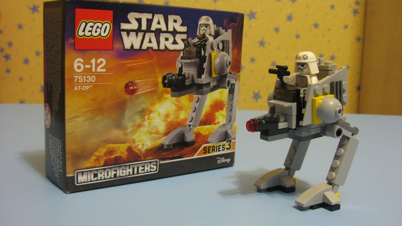 ЛЕГО STAR WARS Микрофайтер АТ DP/ LEGO 75130 - YouTube