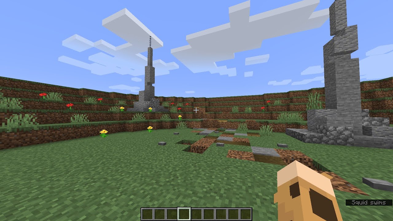 Part 2: How to make a landscape for your Minecraft builds. - YouTube