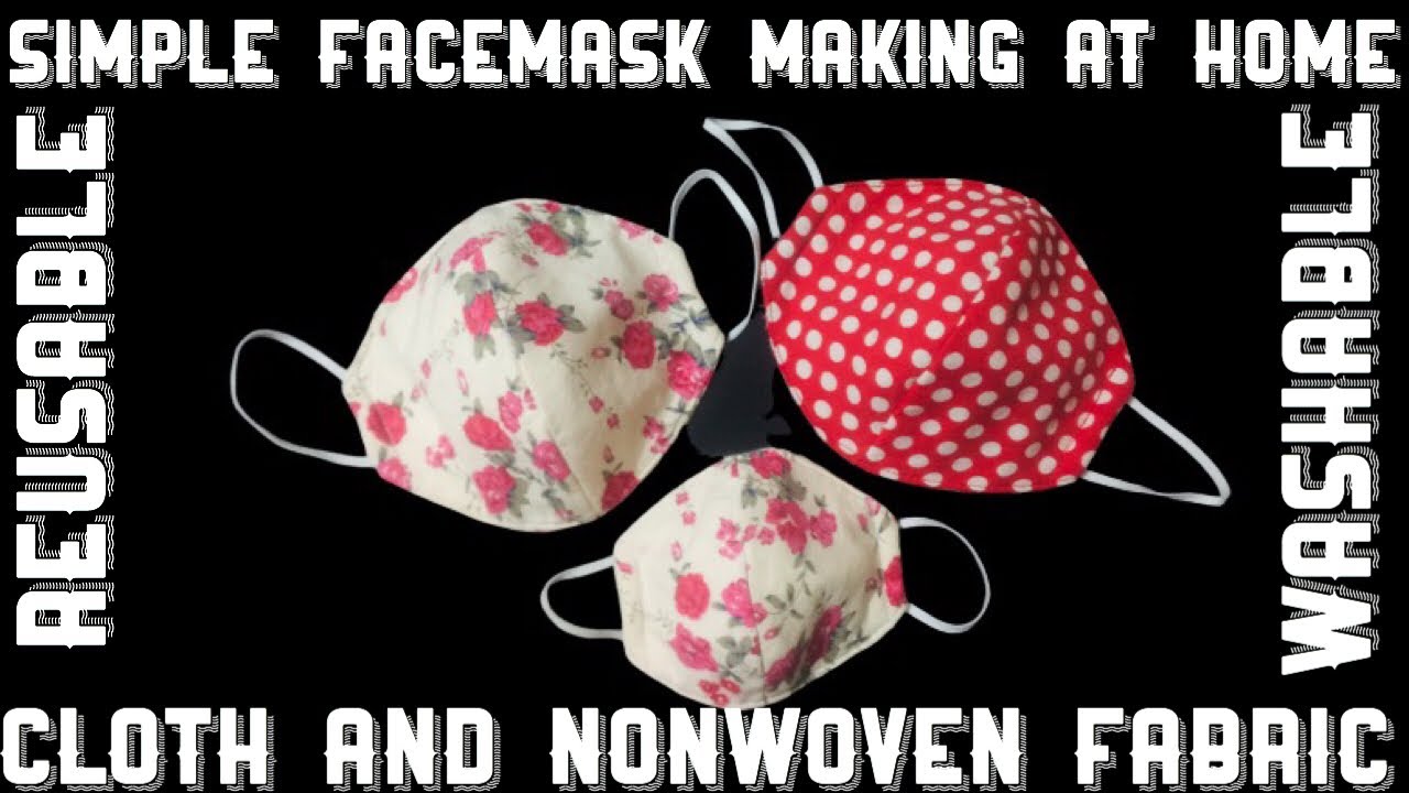 Diy simple face mask with protective filter layer /best fit face mask ...