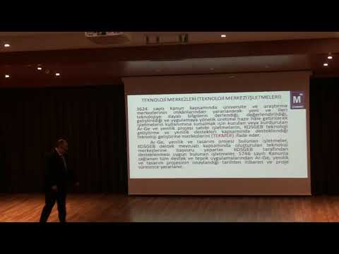 AR-GE, TASARIM MERKEZİ ve TEKNOKENTLERDE VERGİDE ÖZELLİKLİ DURUMLAR