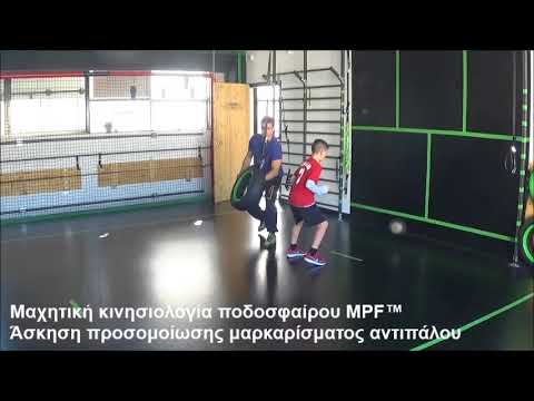 ΚΙΝΗΣΙΟΛΟΓΙΑ ΠΟΔΟΣΦΑΙΡΟΥ MPF™ - AΣΚΗΣΗ ΜΑΡΚΑΡΙΣΜΑΤΟΣ ΑΝΤΙΠΑΛΟΥ - YouTube