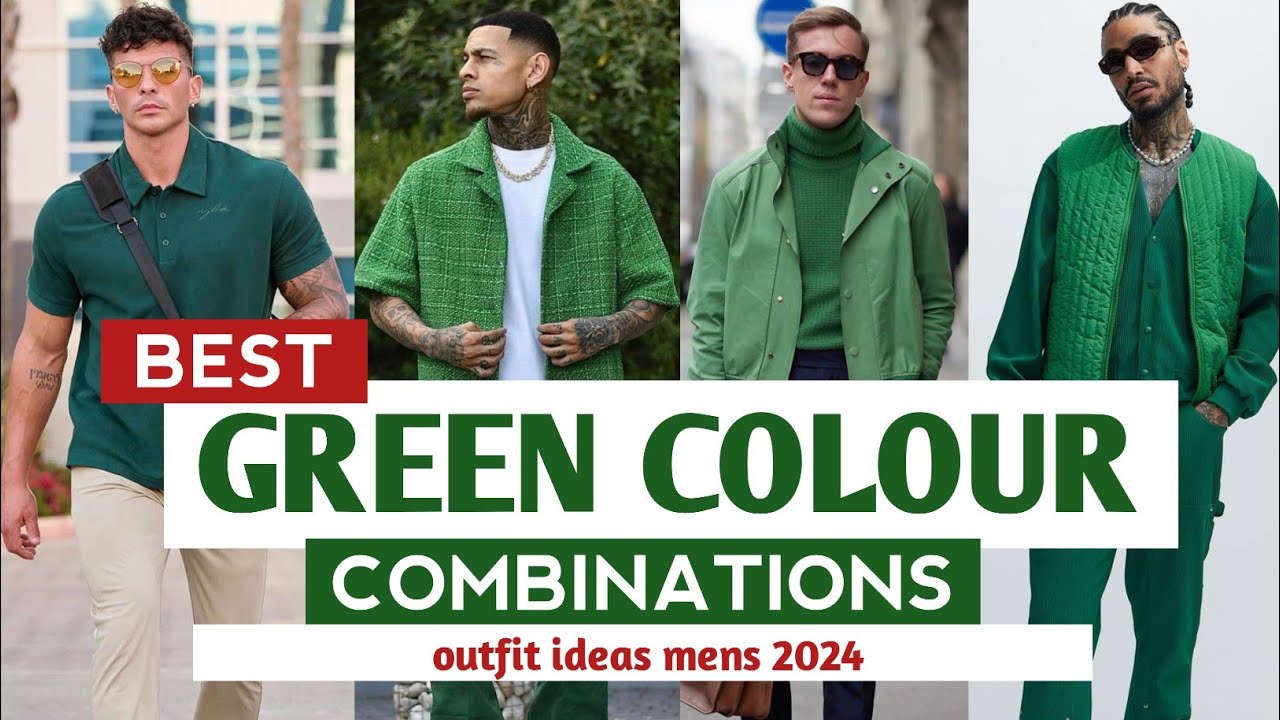 BEST "GREEN COLOUR COMBINATION" outfit ideas mens 🔥 mens fashion guide ...