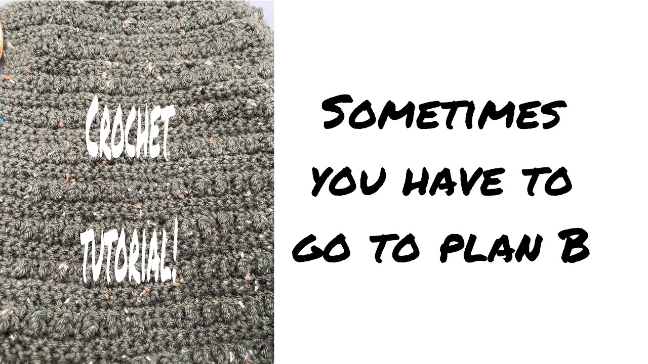 Knitting gone wrong! Learn how to crochet a gorgeous bobble stitch scarf instead - YouTube