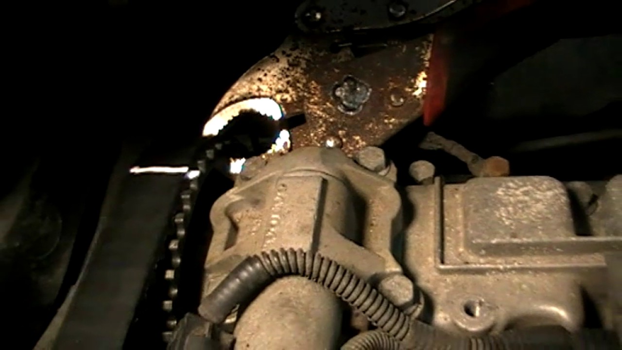 Вольво XC90 замена переднего сальника коленвала/Volvo XC90 Replacing ...