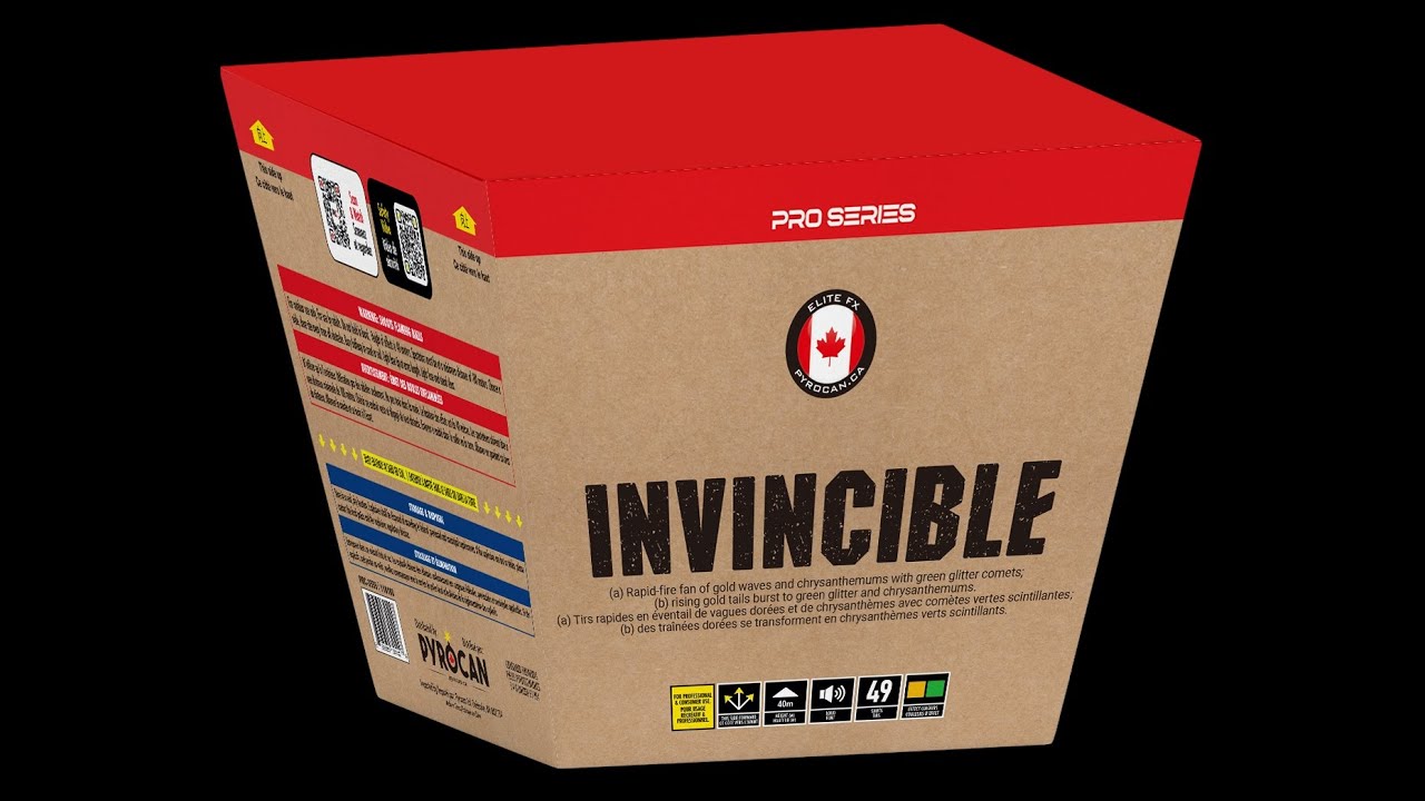 PRC 3559: Invincible | Pyrocan Fireworks - YouTube