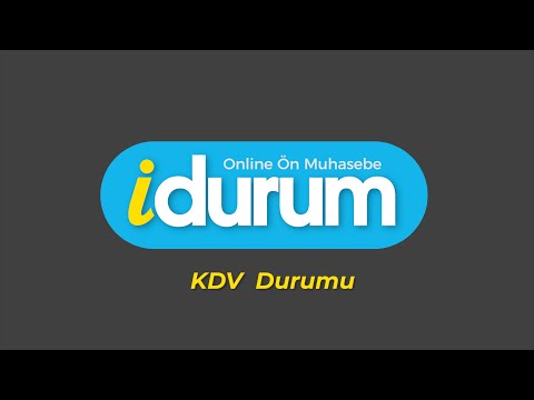 Katma Değer Vergisi (KDV)  Durum Hareketleri takibi nasıl yapılır?