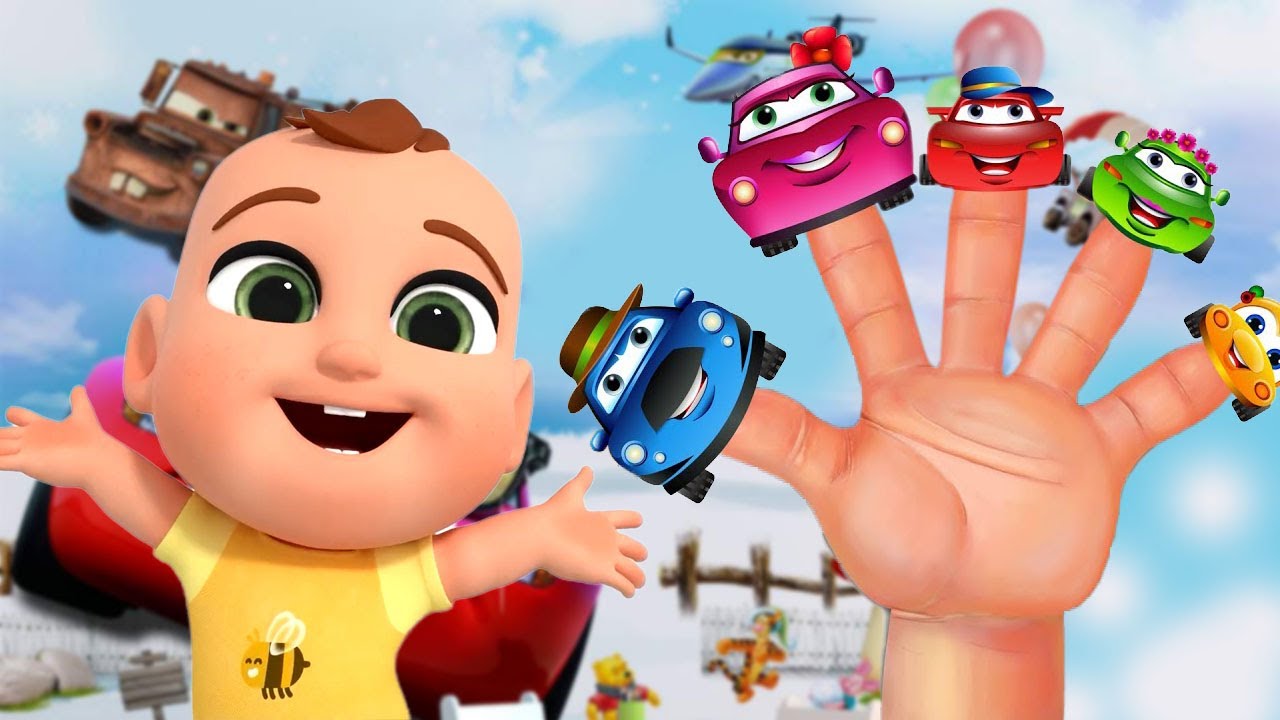 Toy Car Finger Family | Racing on Colorful Cars by EpicToon Kids Songs ...