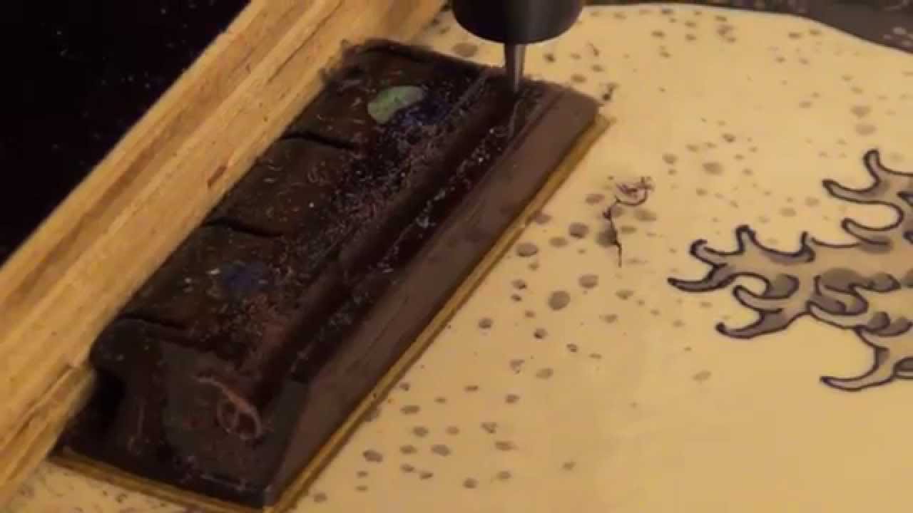 CNC Milling An Ukulele Bridge - YouTube