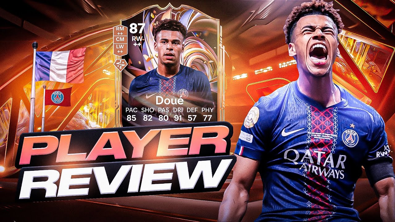 87 RATINGS RELOAD DOUÉ PLAYER REVIEW - EA FC 26 ULTIMATE TEAM - YouTube