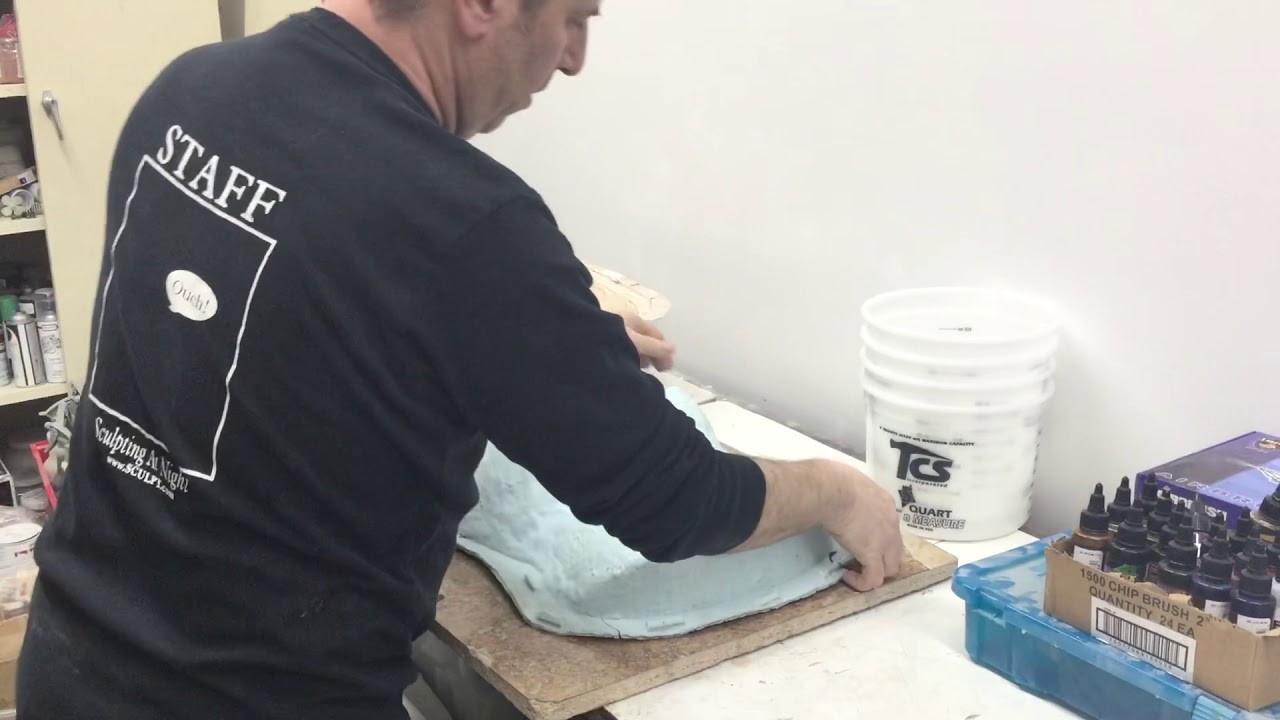 Remolding a Foam Bust - YouTube