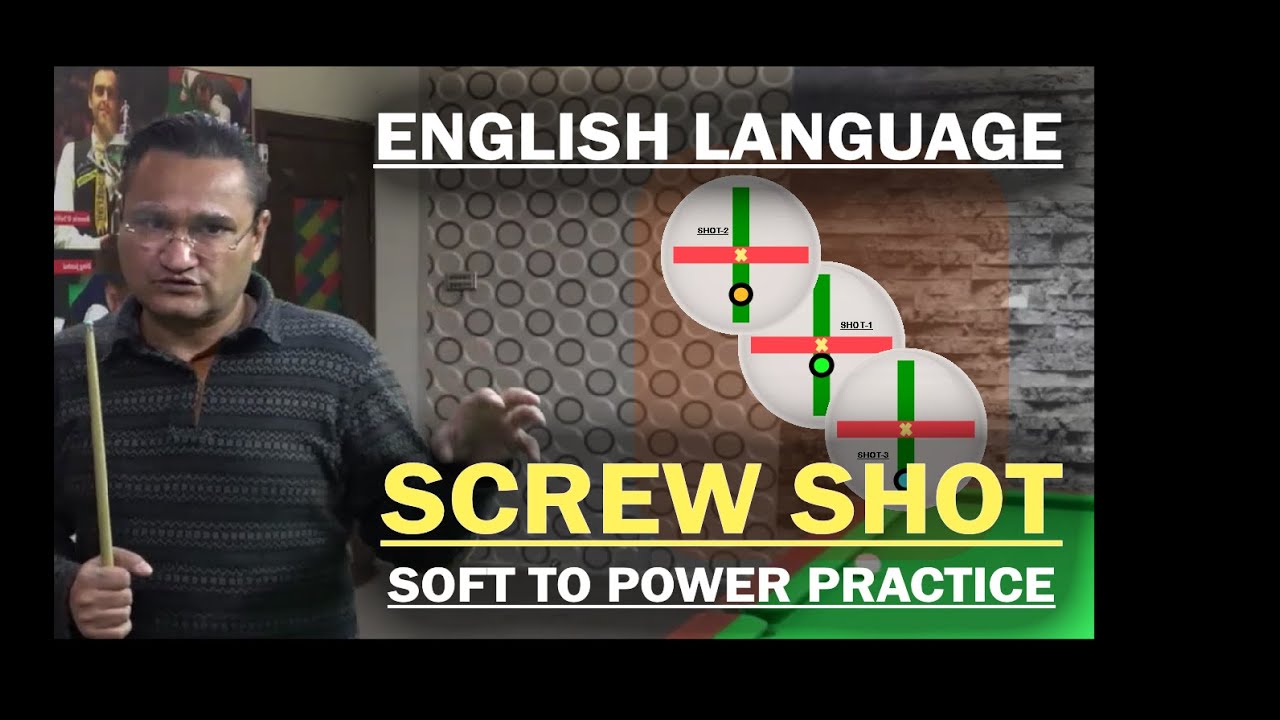 266. LEARN SCREW SHOT & PRCATICE, SOFT MEDIUM POWER SHOTS, AQ Snooker ...