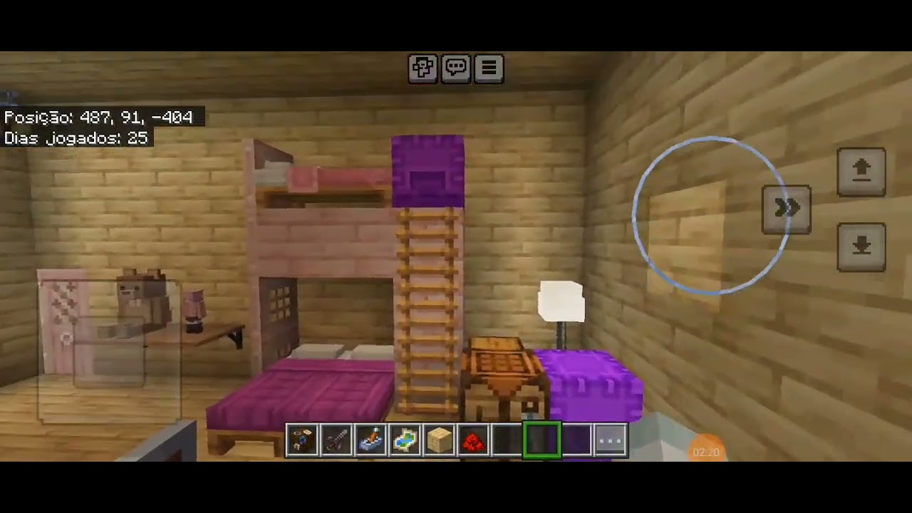 tour pela casa que eu criei com minha prima e com minha irmã no ...