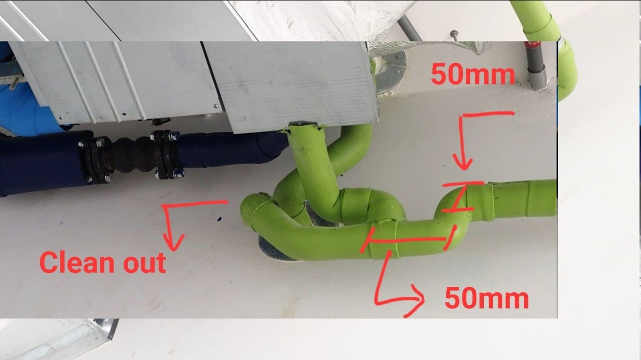 U Trap For FCU installation advice - YouTube