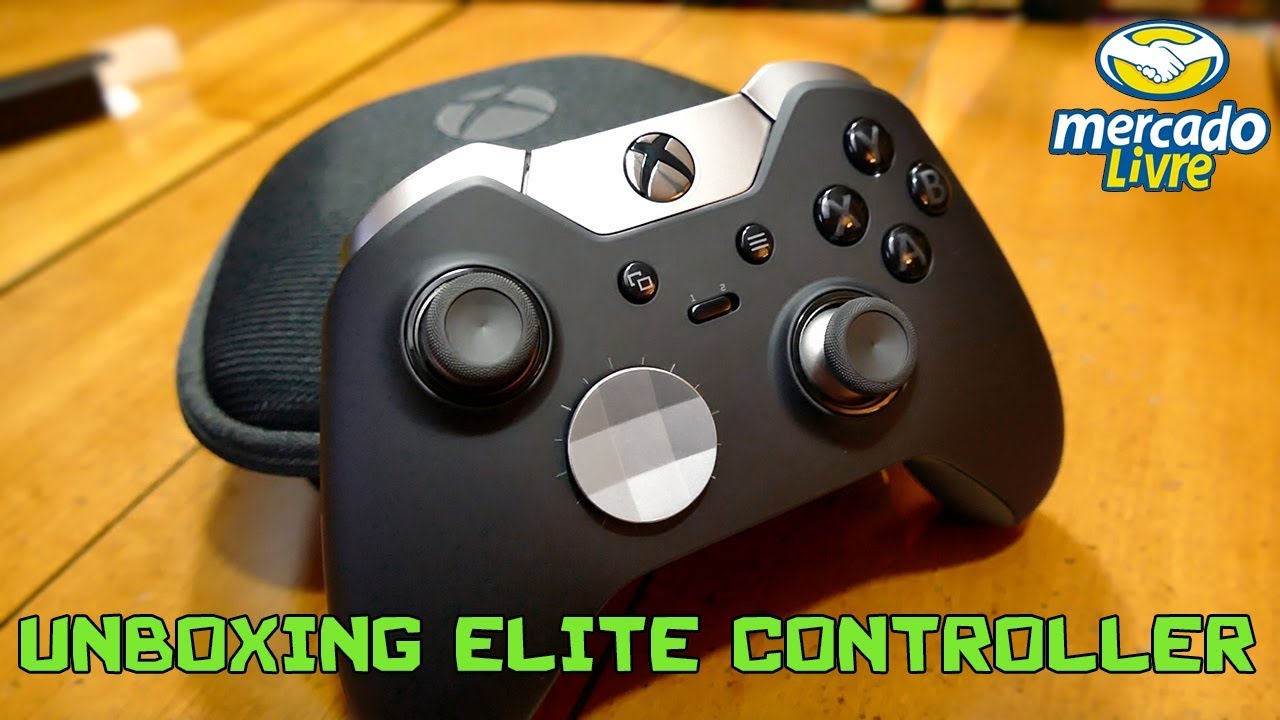 XBOX ONE ELITE CONTROLLER - UNBOXING DO MELHOR CONTROLE PRO PLAYER DO ...