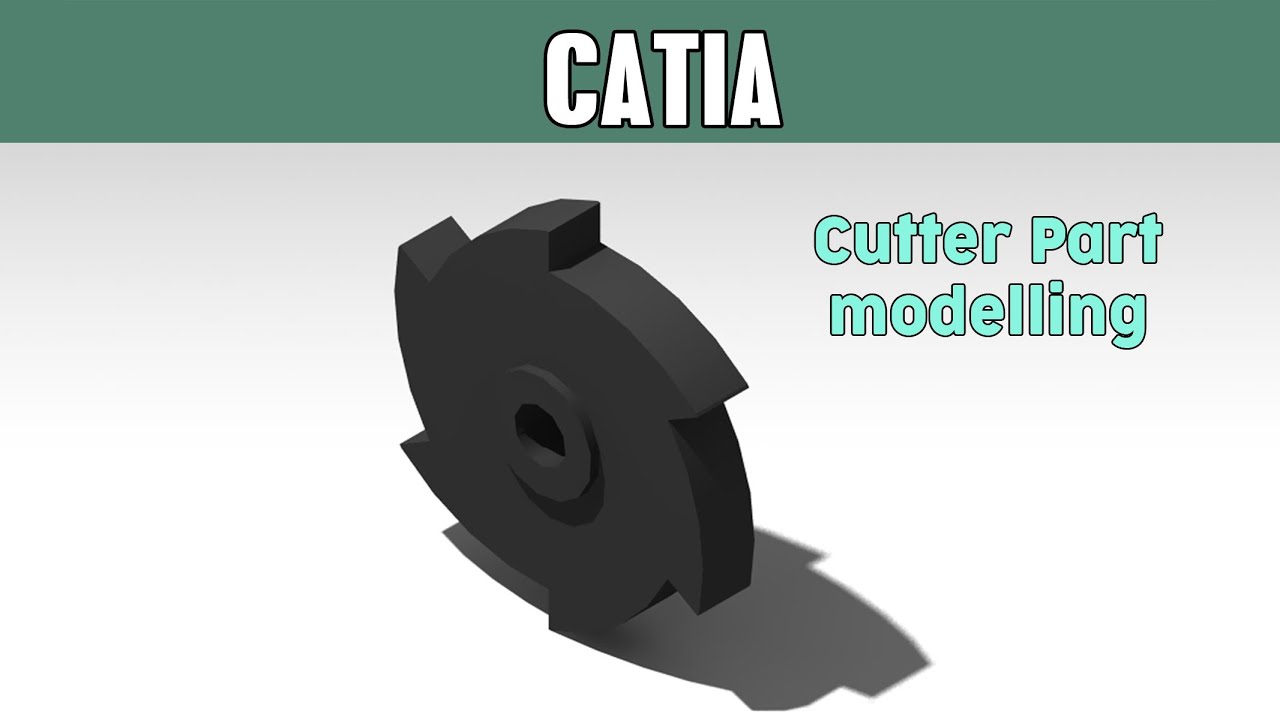CATIA part tutorials for beginners #4 | Cutter - YouTube