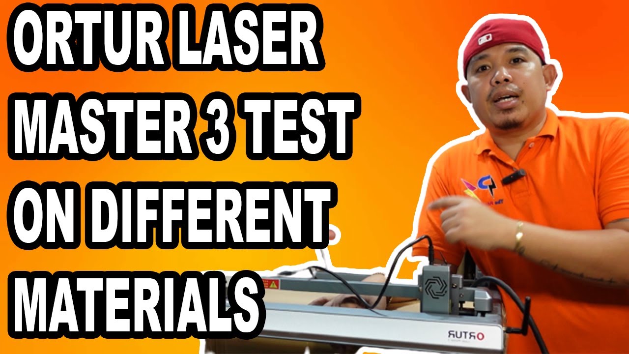 ORTUR LASER MASTER 3 ACTUAL TEST ON DIFFERENT MATERIALS | The Printing ...