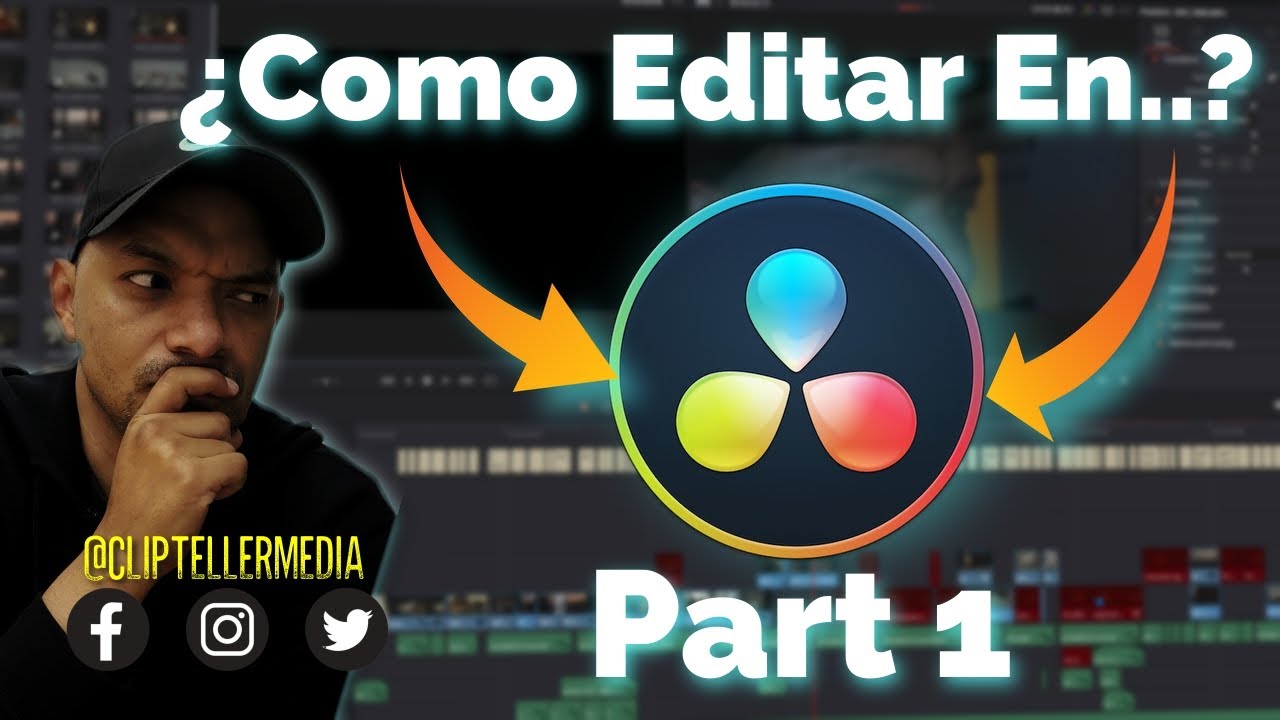 Tutorial DaVinci Part1 | Editando Tu Primer Video. - YouTube
