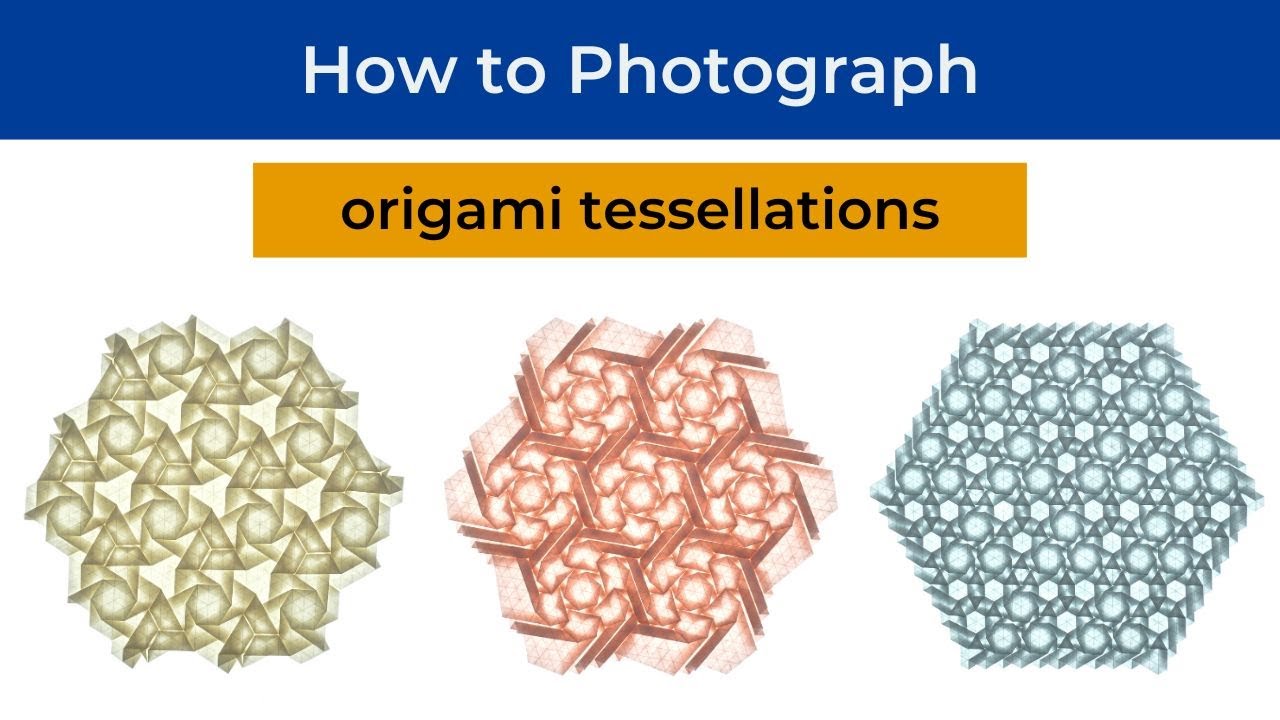 How to Photograph Origami Tessellations - YouTube
