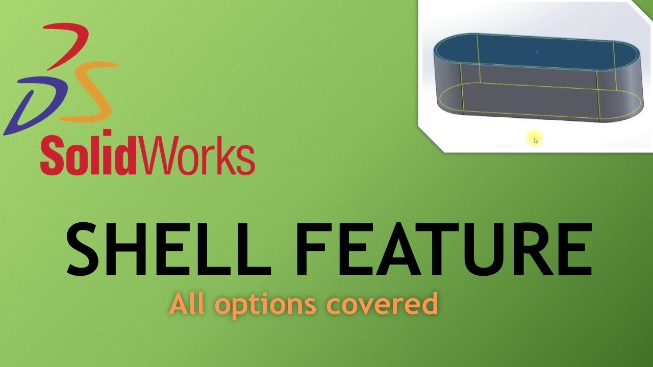Shell Command in Solidworks - YouTube