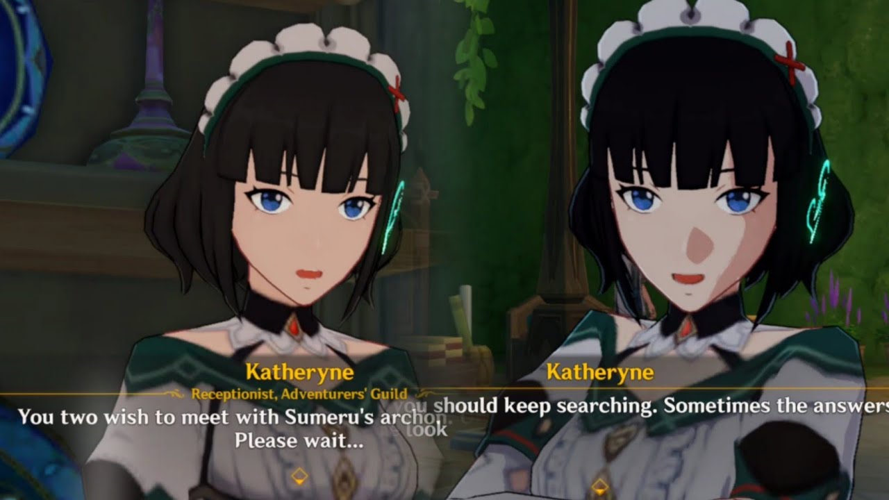 Genshin Impact Katheryne in sumeru finally get out of her counter - YouTube