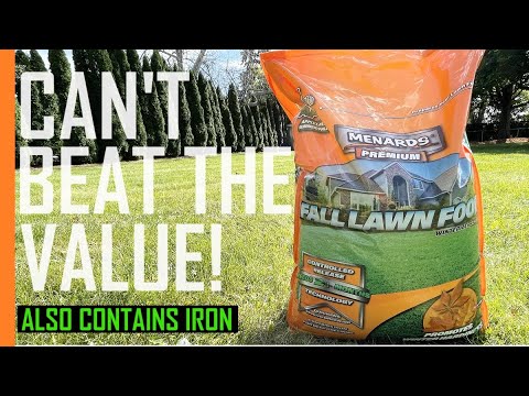 Best Fall Fertilizer - Menards Fertilizer - Fall Lawn Care, Why this ...