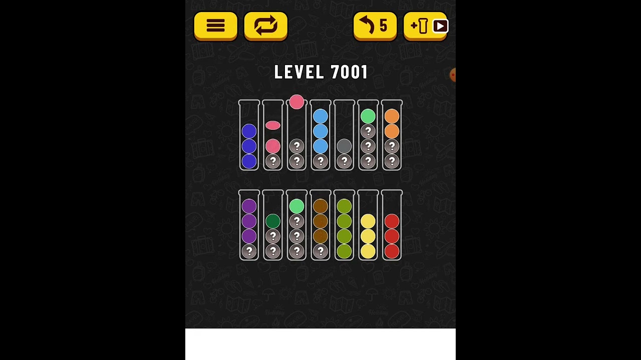 Ball Sort Puzzle 7001 - YouTube