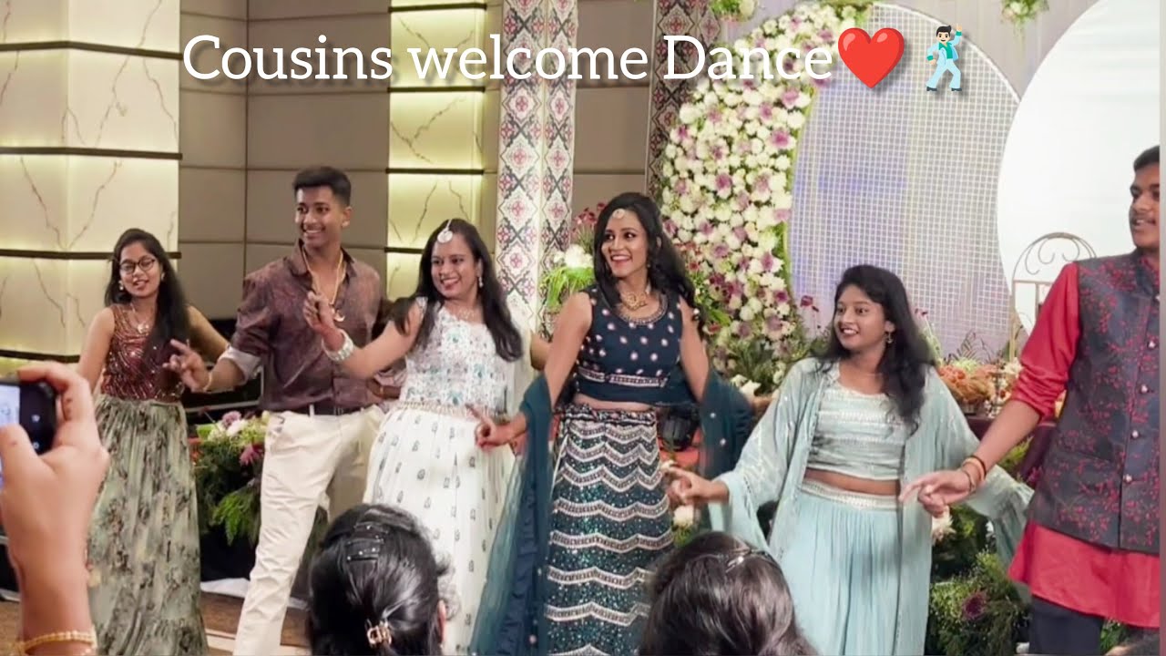 Cousins welcome dance at sister's engagement | all trending songs remix ...