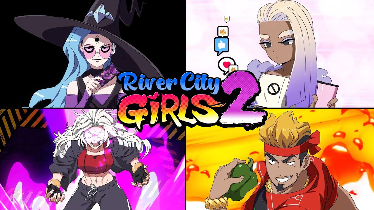 River City Girls 2 - All Boss Fights Compilation - YouTube