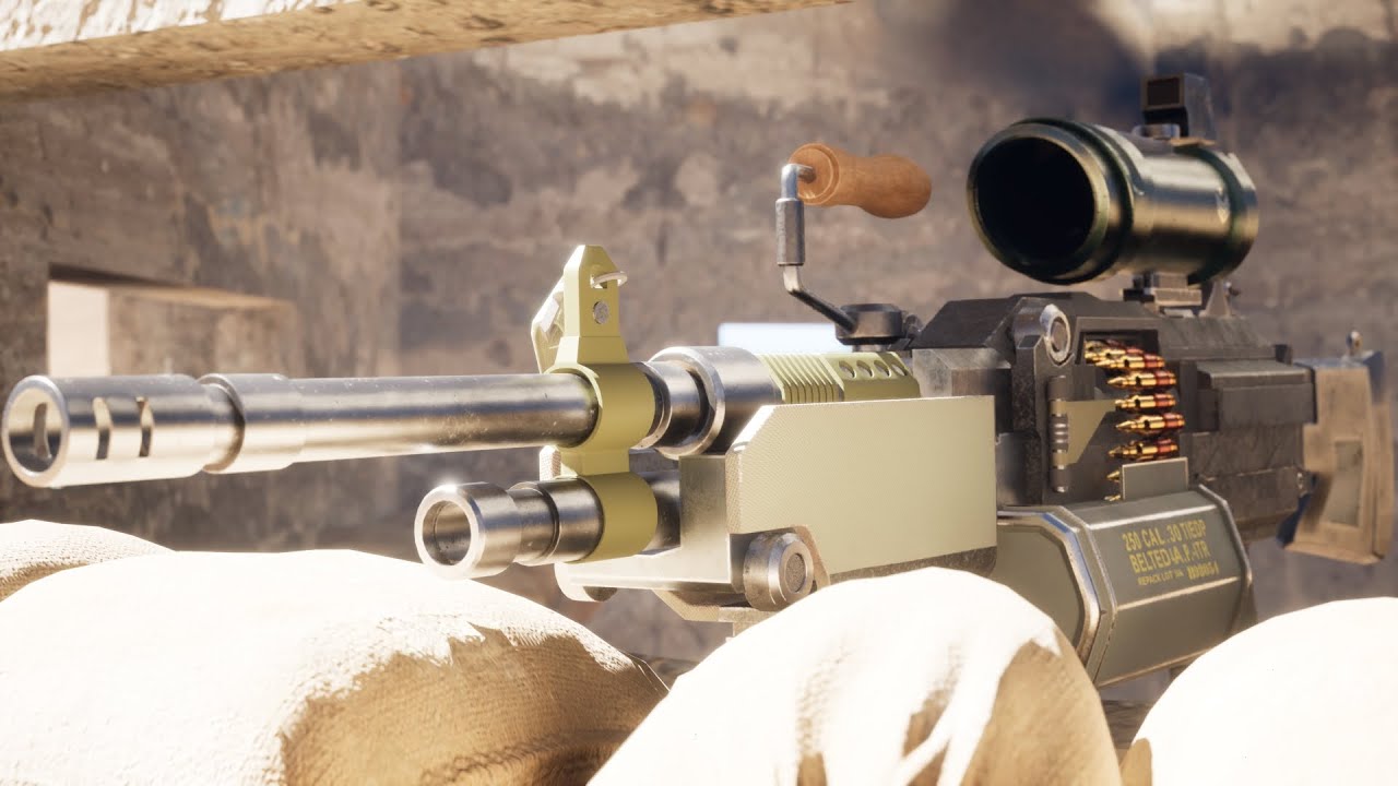 M249 | Modelling, Texturing, Look Dev and Lighting Breakdown Reel 2023 ...