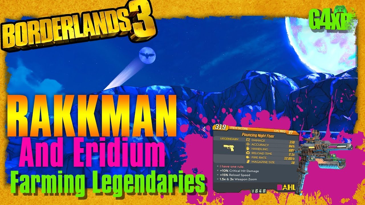 Borderlands 3 | Game Guides | Farming Rakkman & Eridium - YouTube