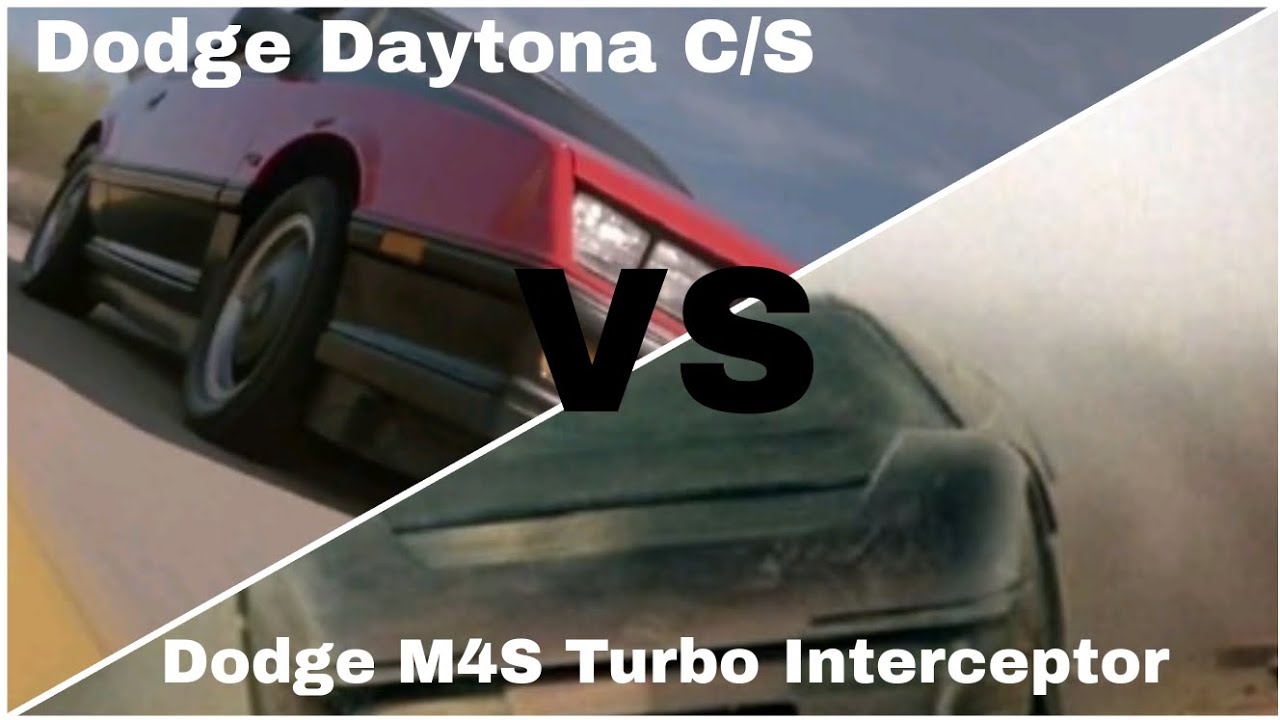Dodge Daytona C/S vs Dodge M4S Turbo Interceptor [The Wraith] - YouTube