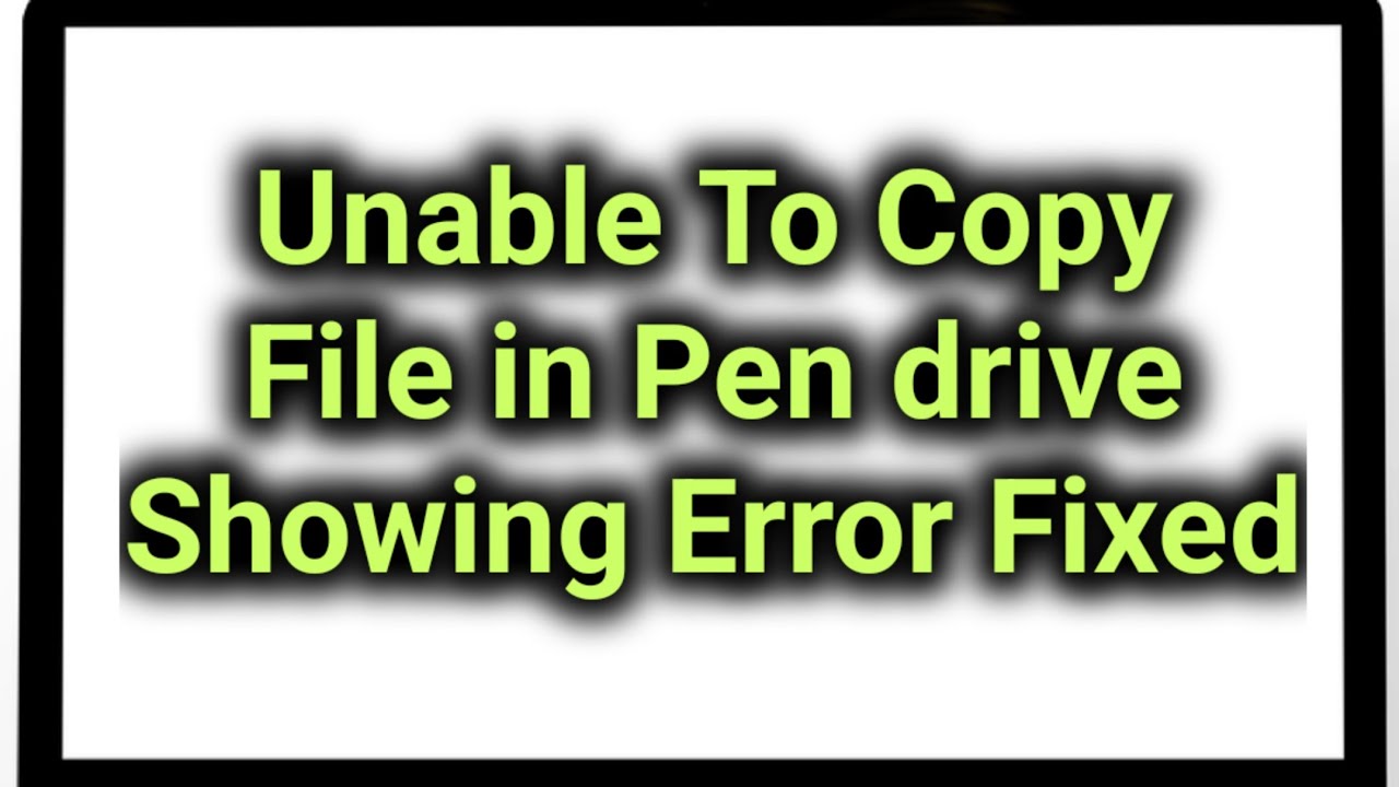 How To Fix “the File Is Too Large For The Destination File System ...