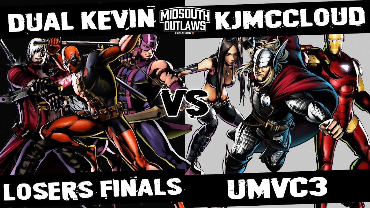 Midsouth Outlaws | Dual Kevin vs Kjmccloud | Ultimate Marvel vs Capcom ...