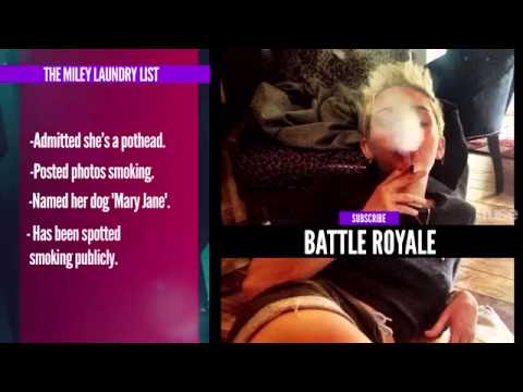 Miley Cyrus vs  Rihanna Smoking Weed   Battle Royale