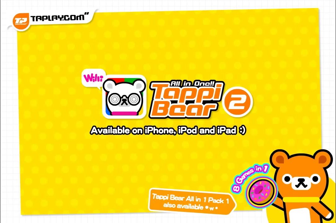 Tappi Bear All in 1 - Pack 2 iPhone/iPad Gameplay (Universal) - YouTube